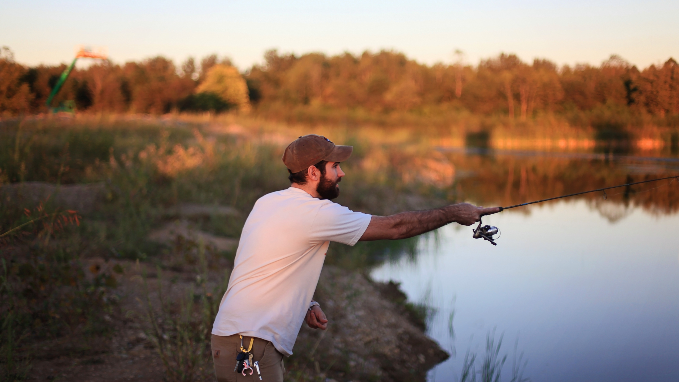 Fishing in Lake Carroll | Fawn Ridge