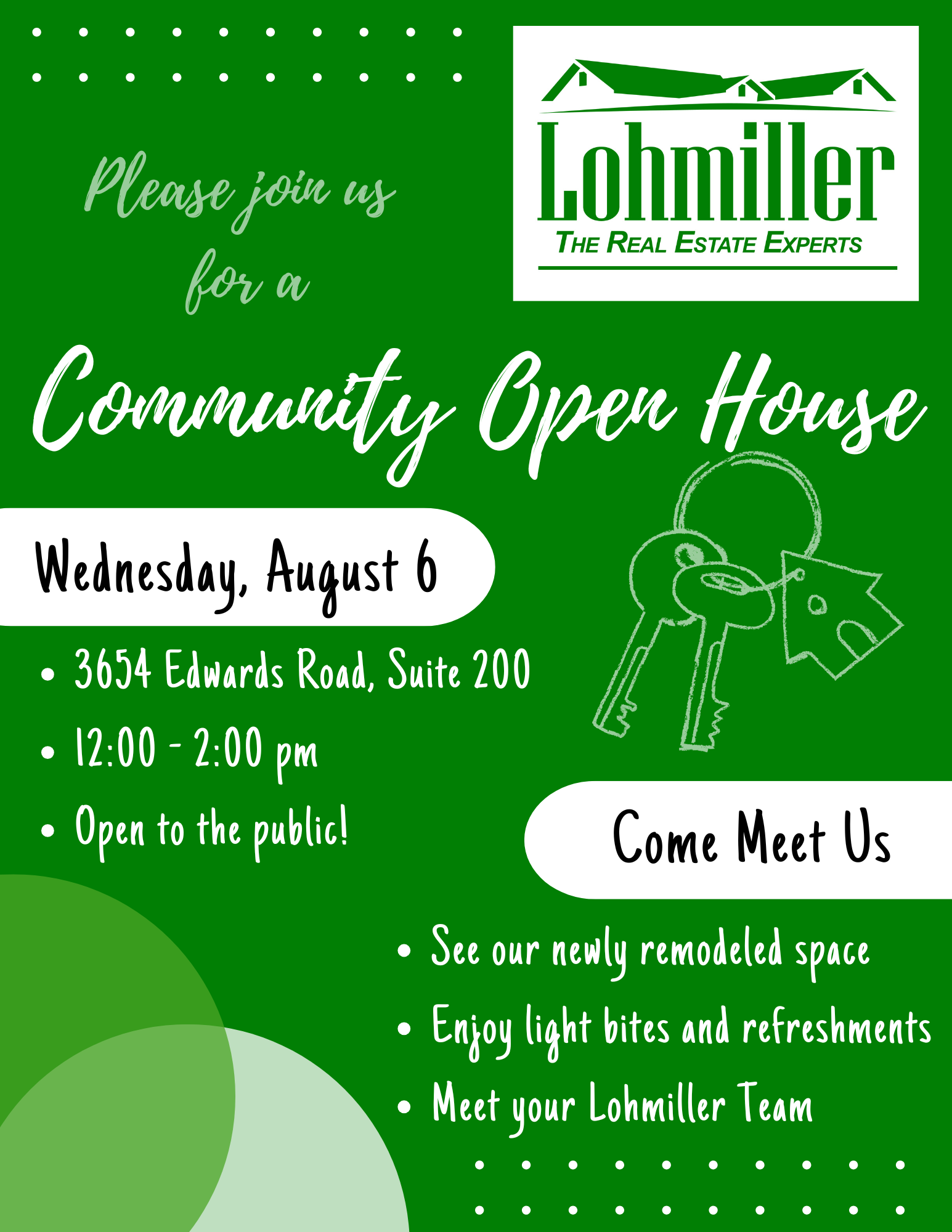 Join Us! LRE Hosts Two Community Open Houses